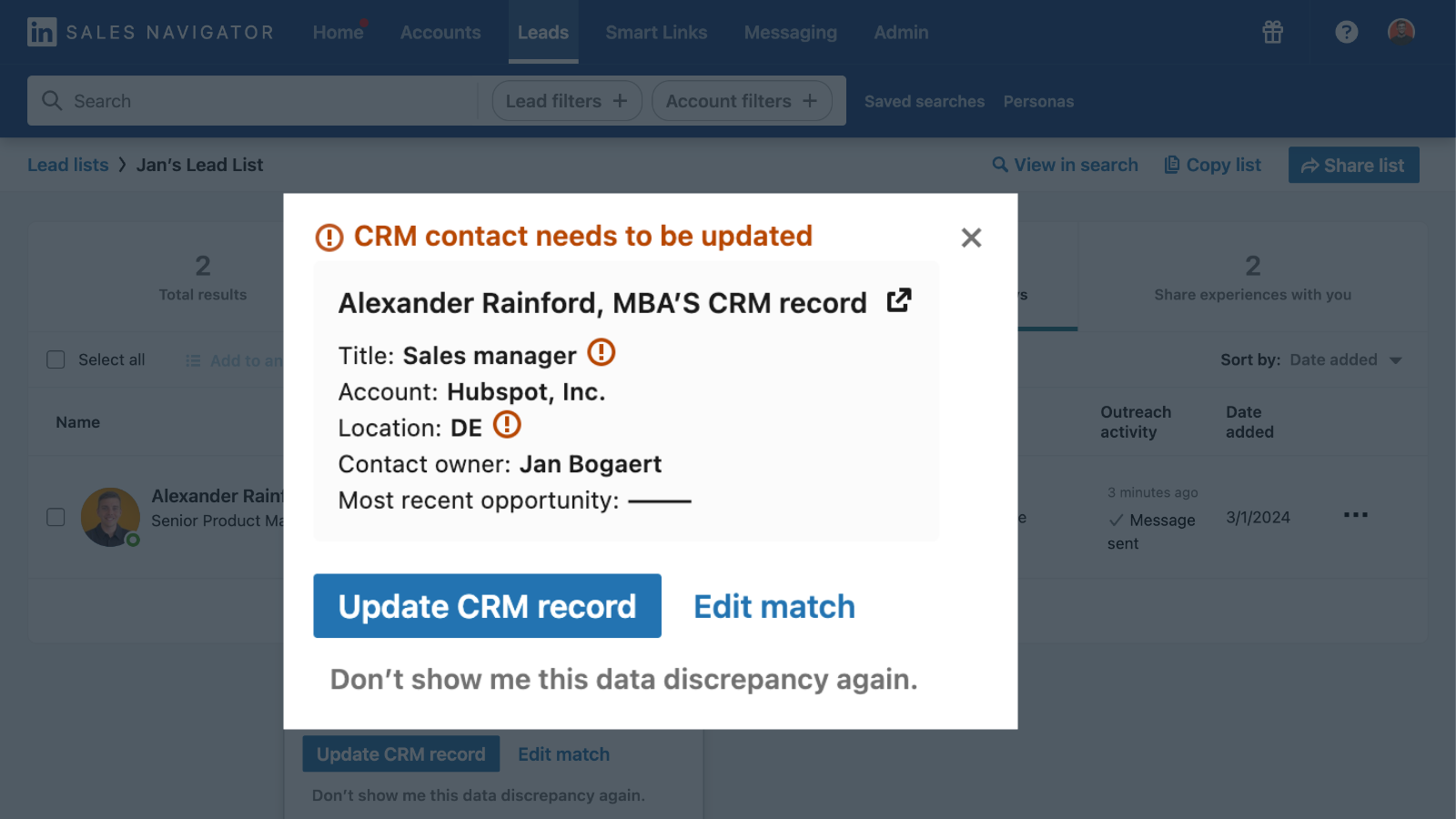 LinkedIn CRM Sync HubSpot Integration | Connect Them Today LinkedIn CRM Sync HubSpot Integration | Connect Them Today
