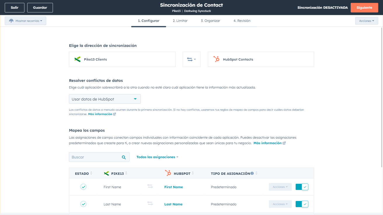 Integración de Pike13 con HubSpot | Conéctala aquí