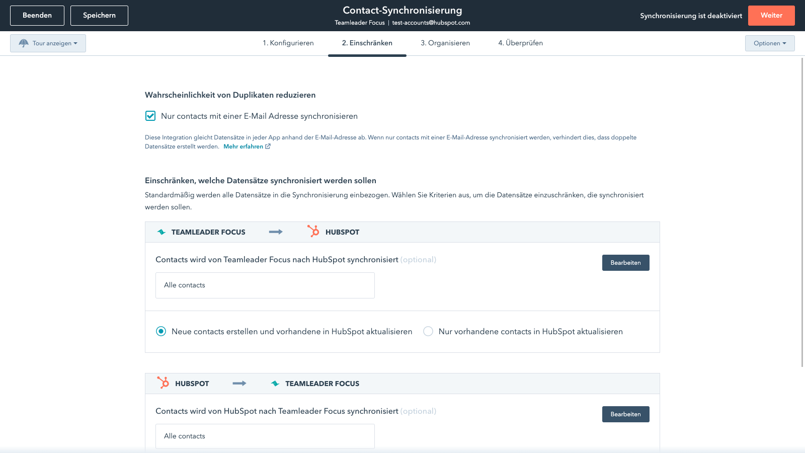 Integration | Verknüpfen Sie Teamleader Focus und HubSpot noch heute